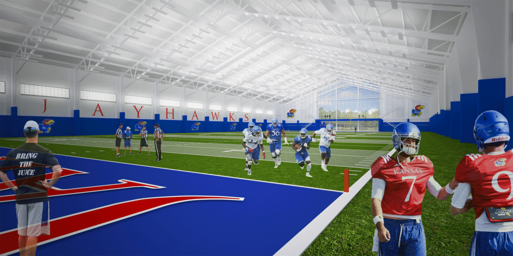 Construction of KU football’s indoor practice facility to begin soon ...